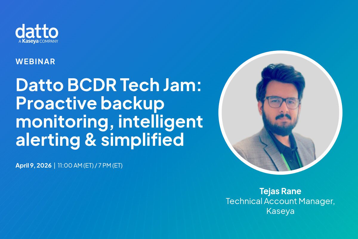 Datto BCDR Tech Jam | Datto
