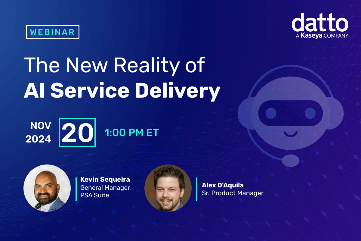The New Reality of AI Service Delivery | Datto