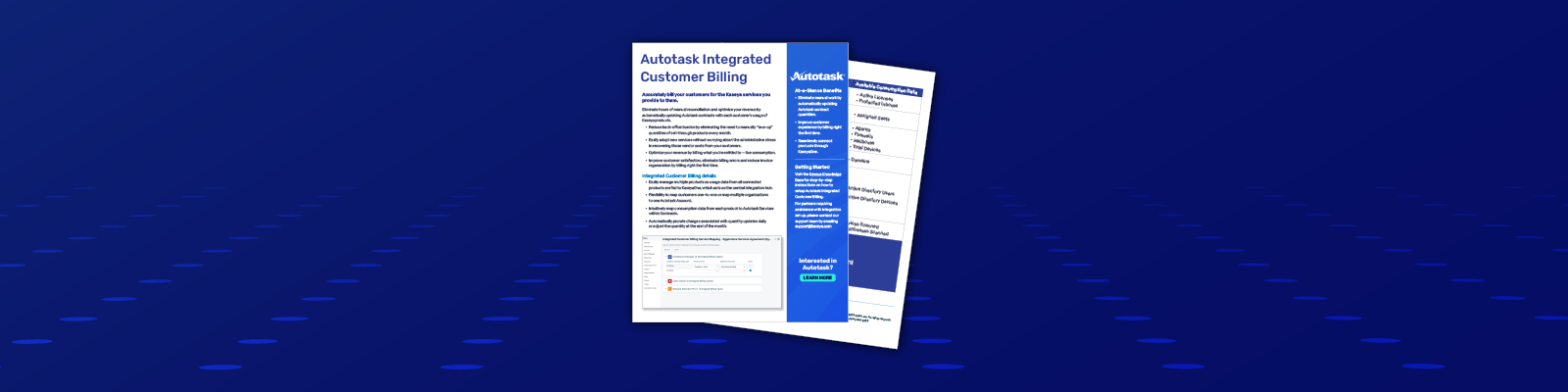 Effortless, accurate customer billing right inside Autotask | Datto